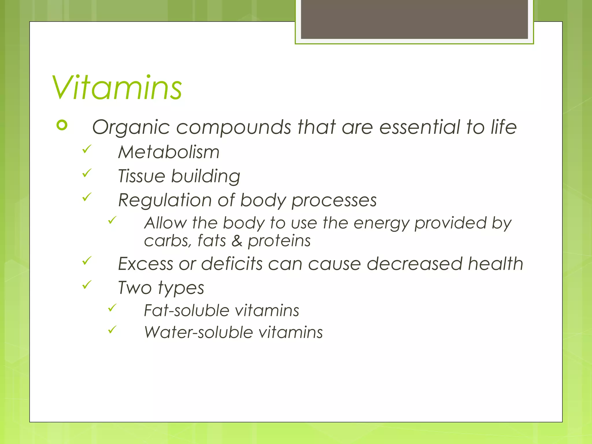 Basic Nutrition | PPT