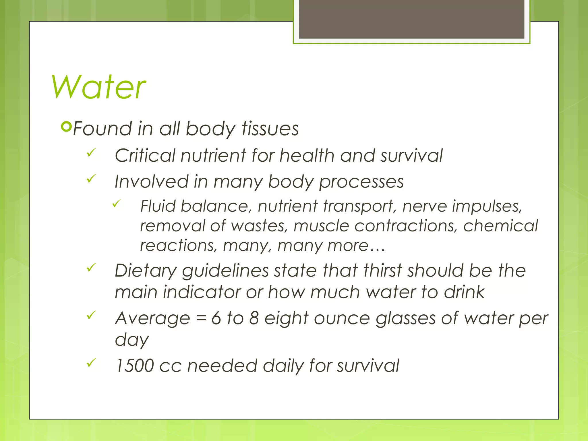 Basic Nutrition | PPT