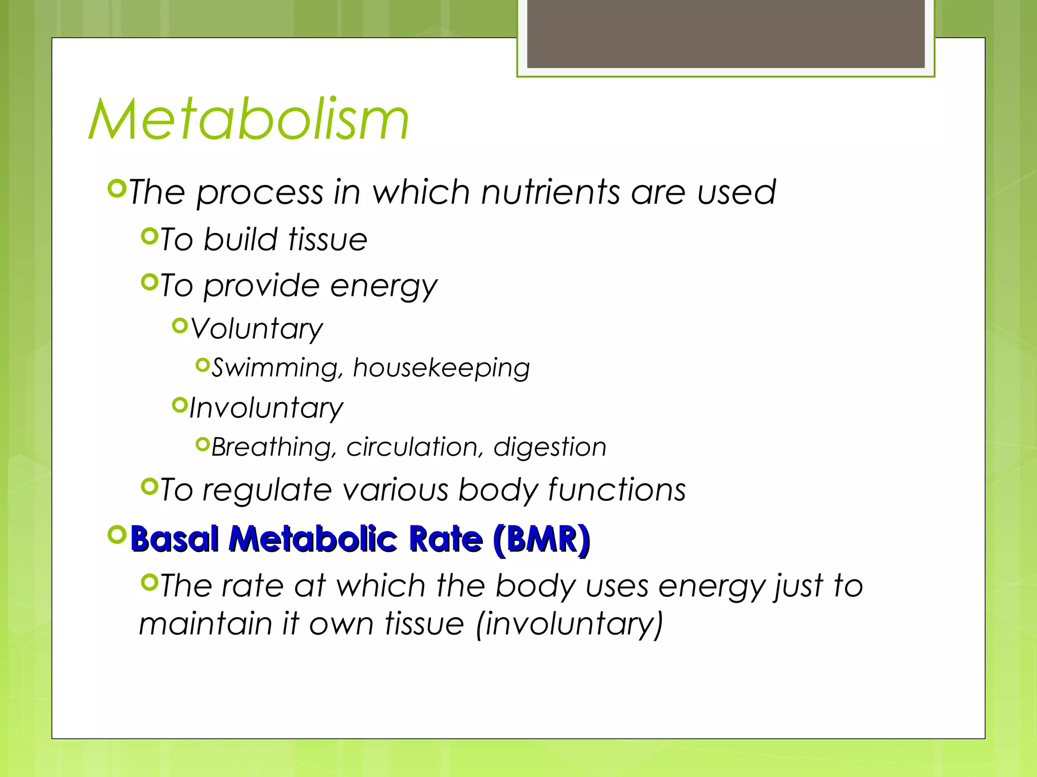 Basic Nutrition | PPT