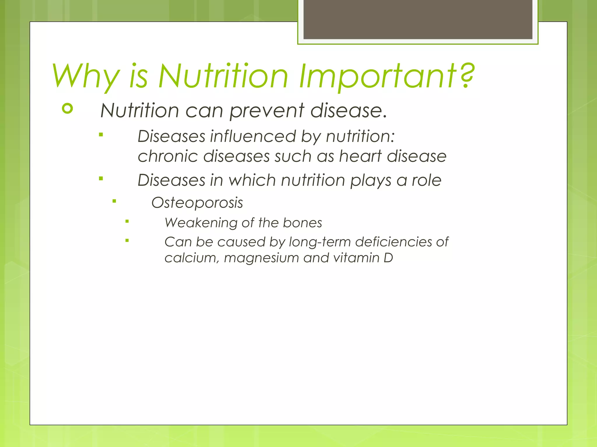 Basic Nutrition | PPT