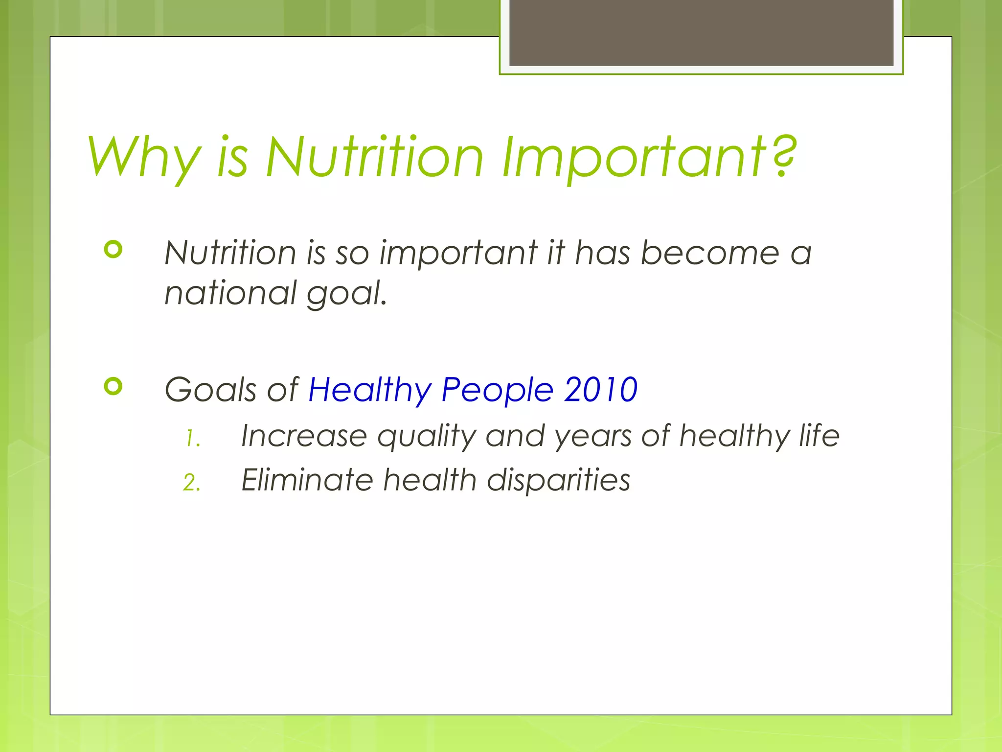 Basic Nutrition | PPT