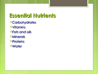 Basic Nutrition | PPT