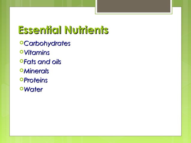 Basic Nutrition | PPT