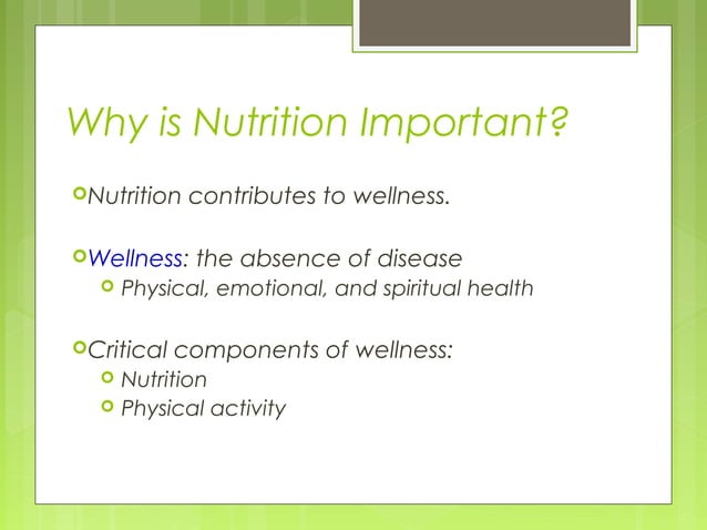 Basic Nutrition | PPT
