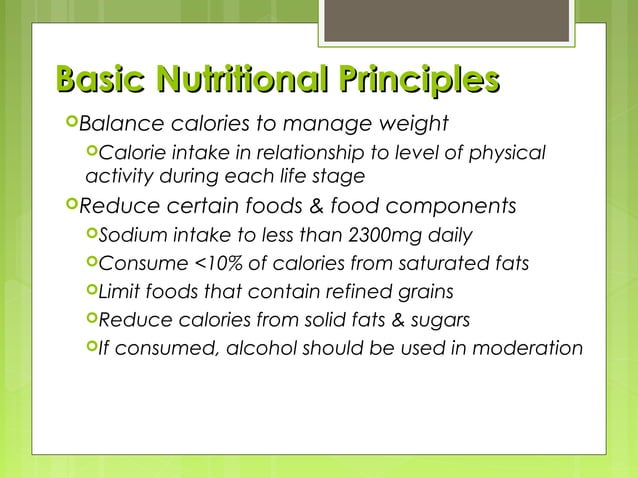 Basic Nutrition | PPT