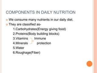 Basic nutrition | PPT