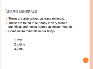 Basic nutrition | PPT