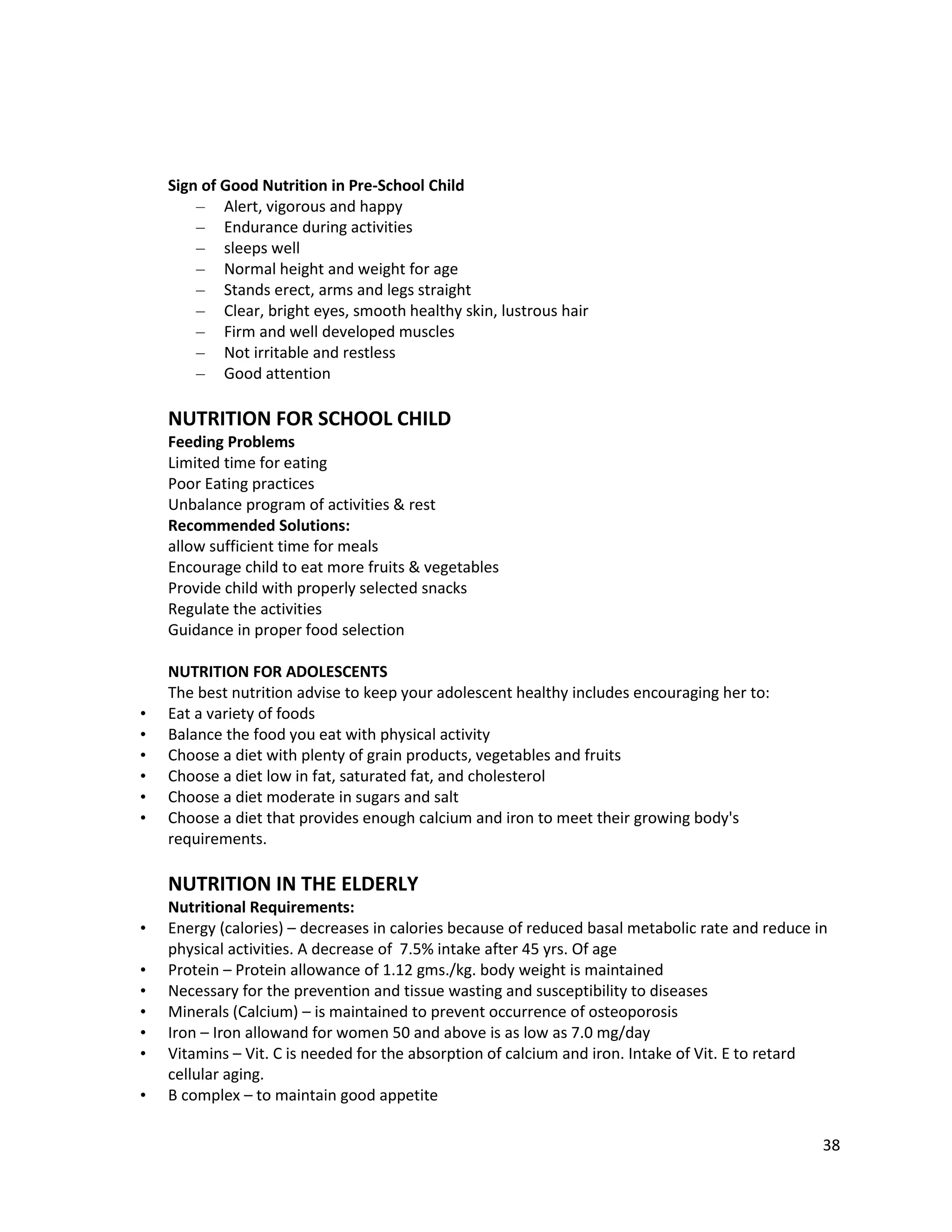 Basic nutrition (pdf) | PDF