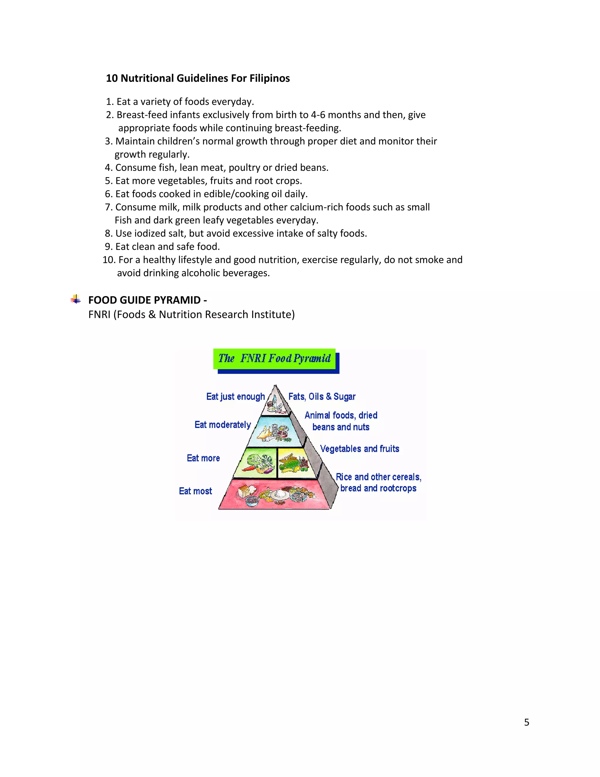 Basic nutrition (pdf) | PDF