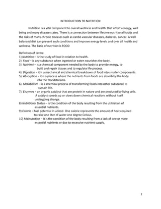 Basic nutrition (pdf) | PDF