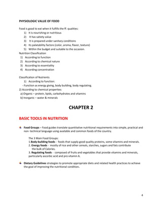 Basic nutrition (pdf) | PDF