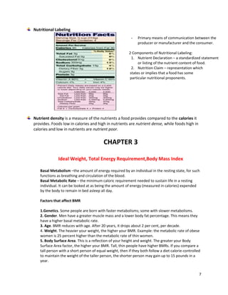 Basic nutrition (pdf) | PDF