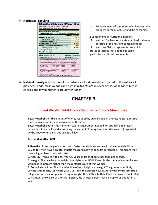 Basic nutrition (pdf) | PDF
