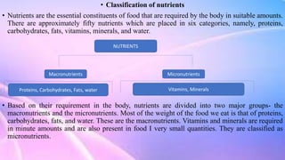 basic nutrition ppt | PPT