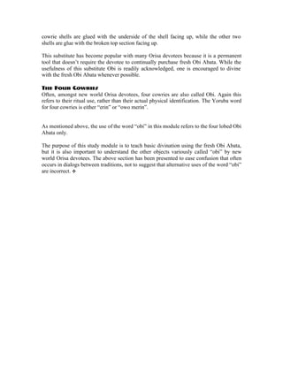 Basic obi abata_divination | PDF