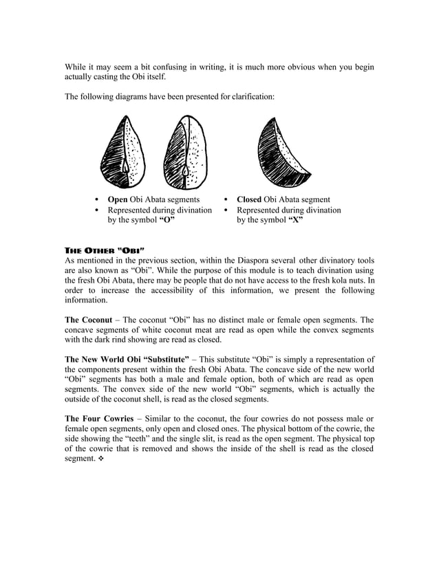 Basic obi abata_divination | PDF | Hinduism | Religion & Spirituality