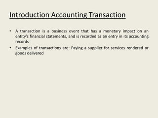 Basic of Accounts | PPT