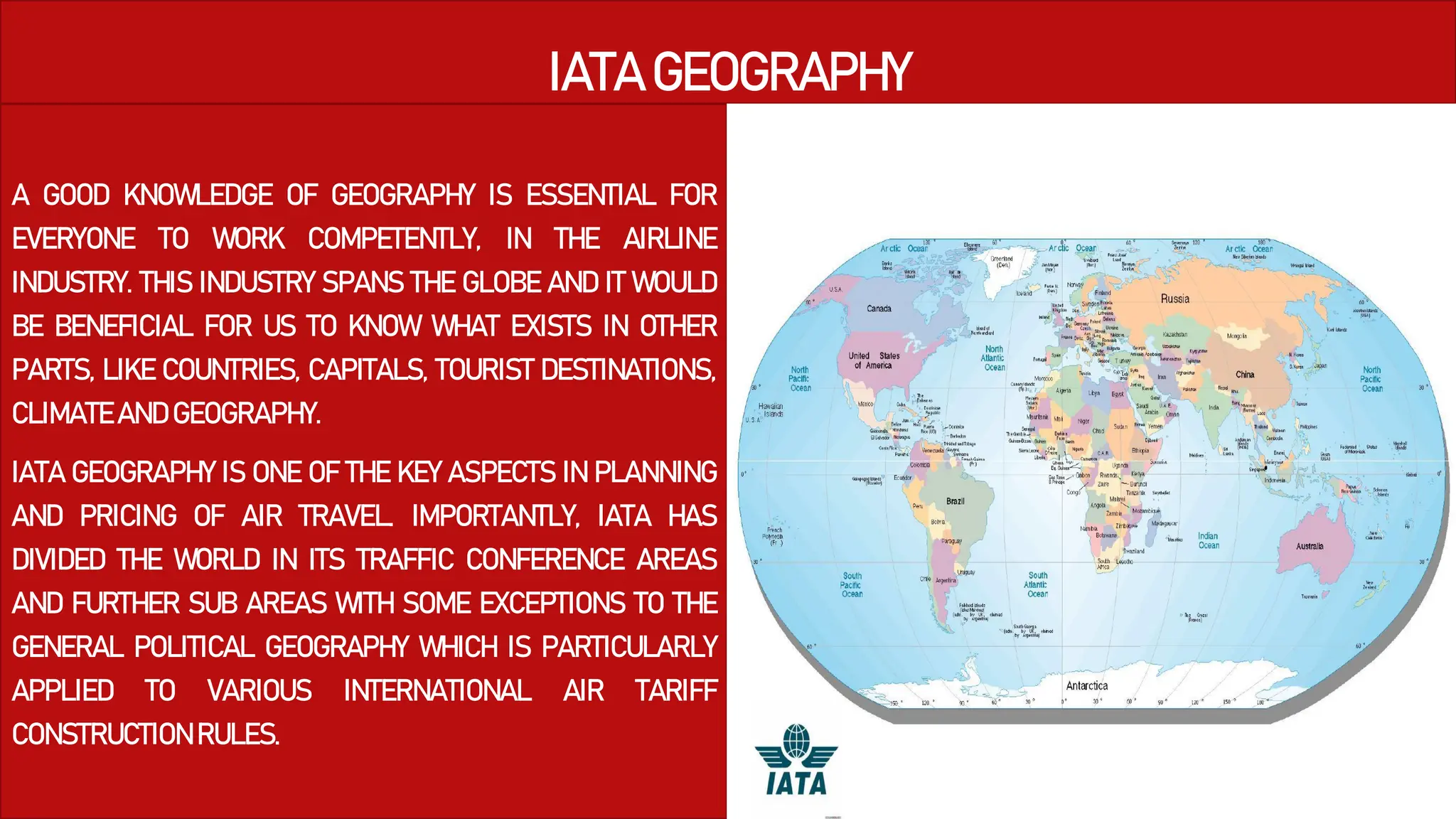 Basic of Air Ticketing & IATA Geography | PPT