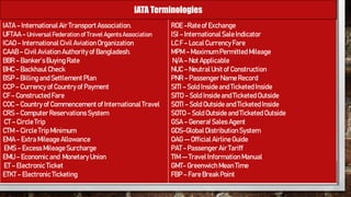 Basic of Air Ticketing & IATA Geography | PPT
