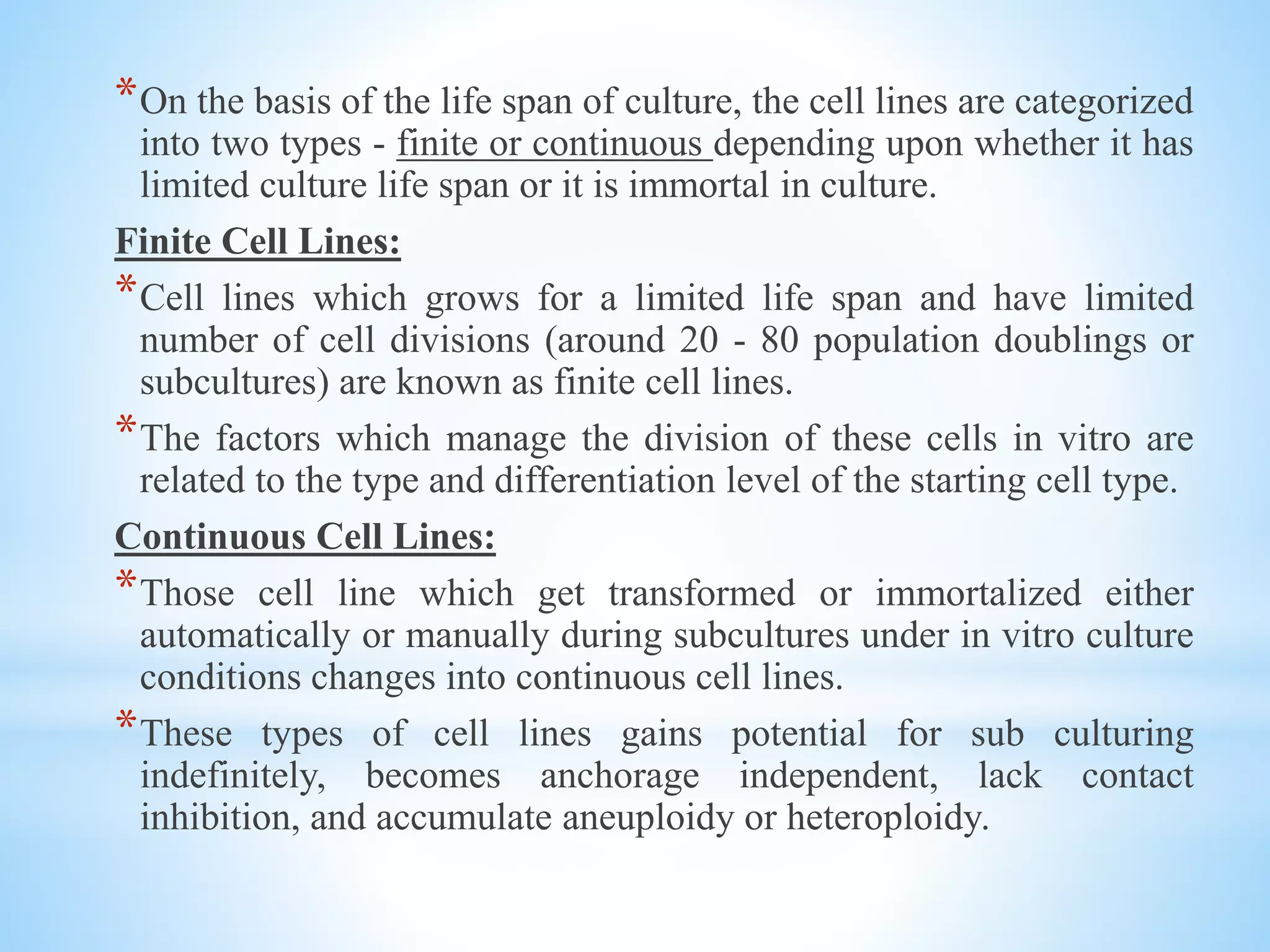 Basic of animal cell culture part I | PPTX