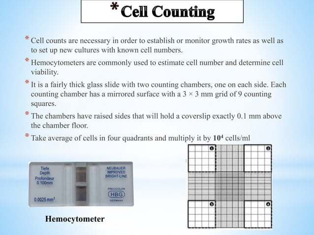 Basic of animal cell culture part iii | PPTX | Biological Sciences ...