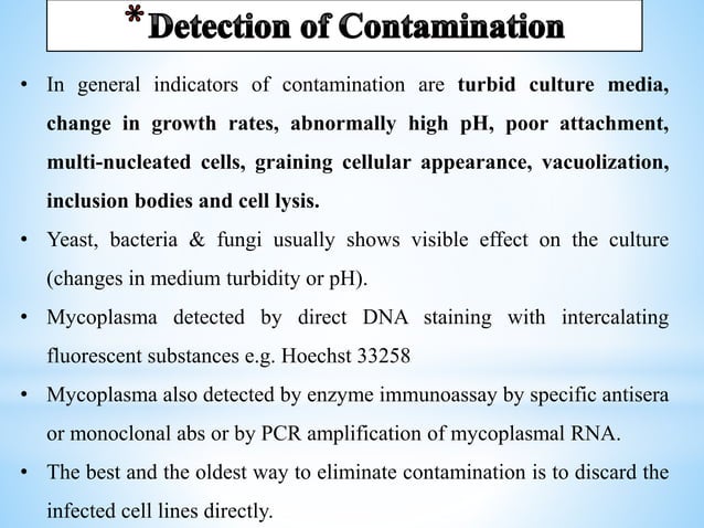 Basic of animal cell culture part iii | PPTX | Biological Sciences ...