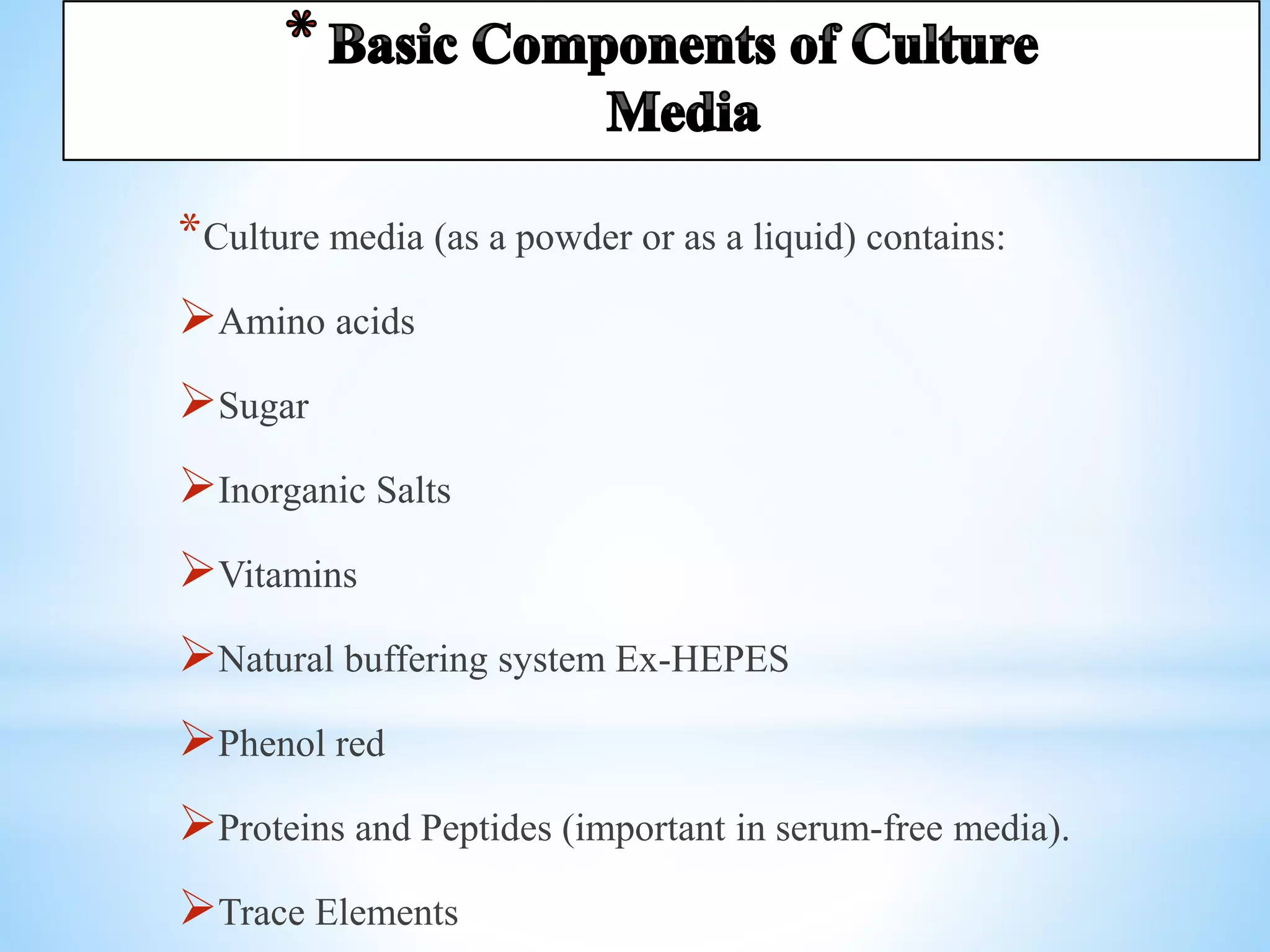 Basic of Animal cell culture part II | PPTX