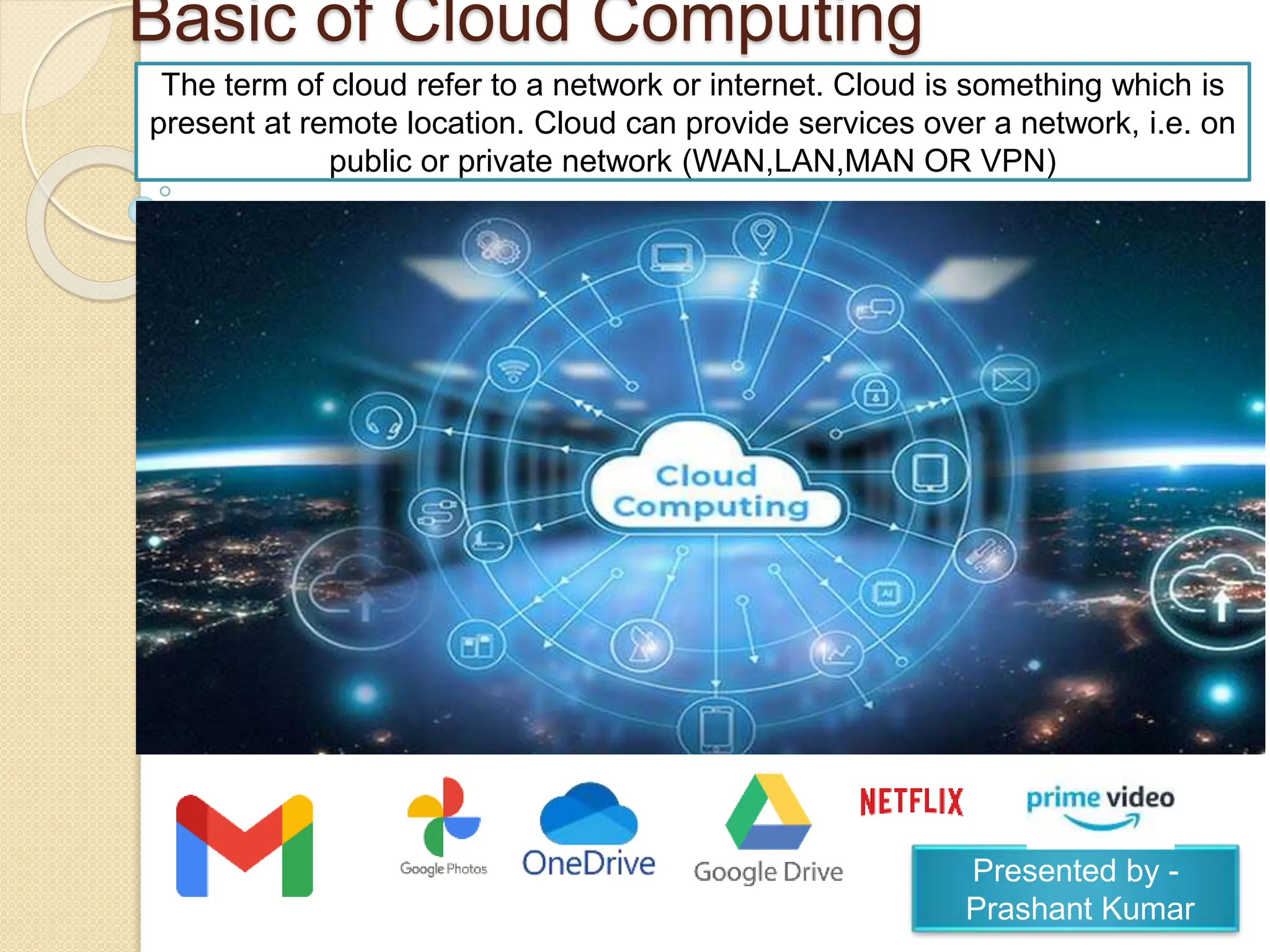 Basic of Cloud Computing.pptx cloud basic | PPT