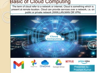 Basic of Cloud Computing.pptx cloud basic | PPT