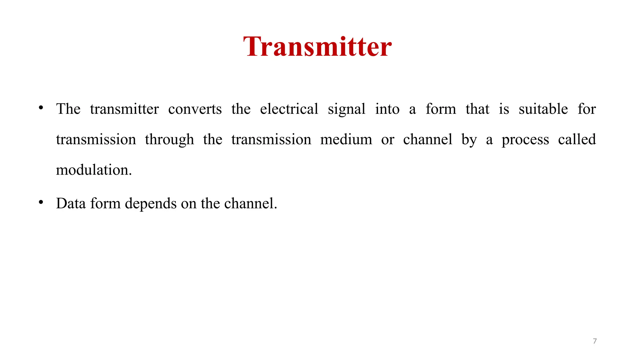 basic of communication transmitter and receiver | PPTX