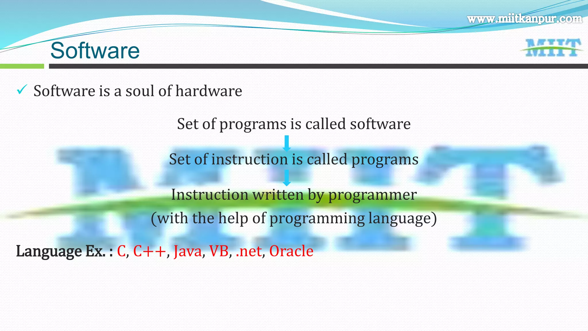 Basic of computer ( miit ) | PPT