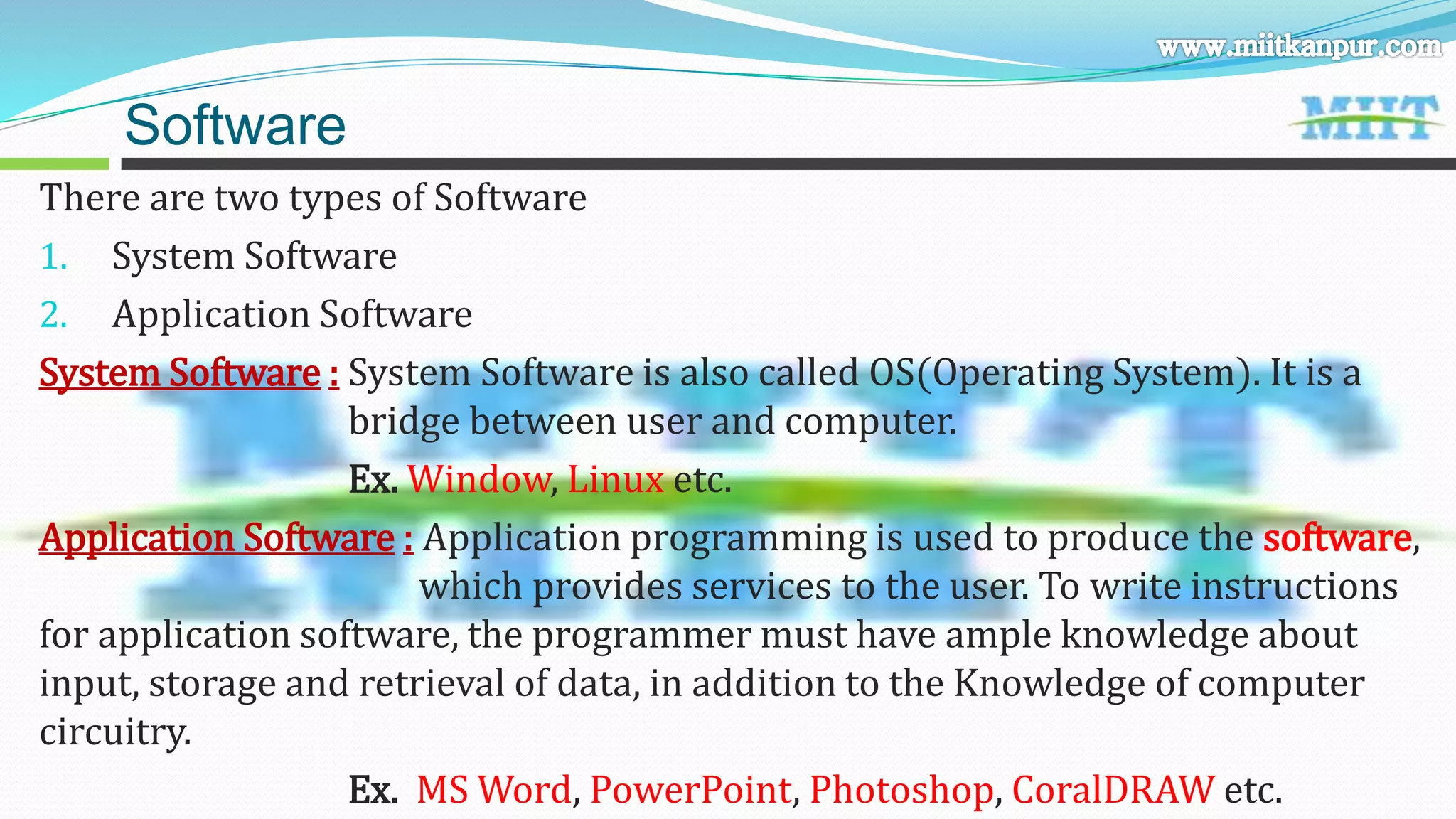 Basic of computer ( miit ) | PPT