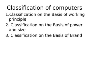 Basic of computer | PPT