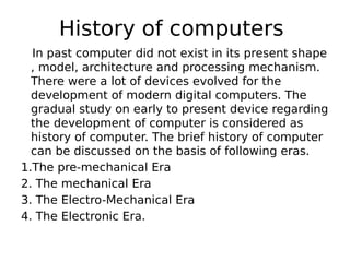 Basic of computer | PPT