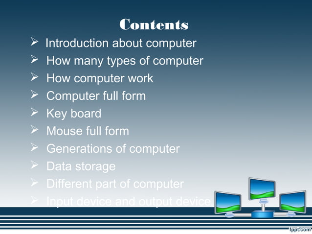 Basic of computer (1) | PPT