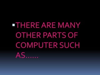 Basic of computer by vishal | PPTX