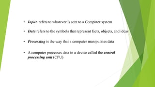 introdection BASIC OF COMPUTER EDUCATION | PPTX