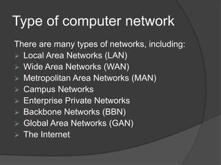 Basic of computer network | PPTX | Computer Networking | Computing