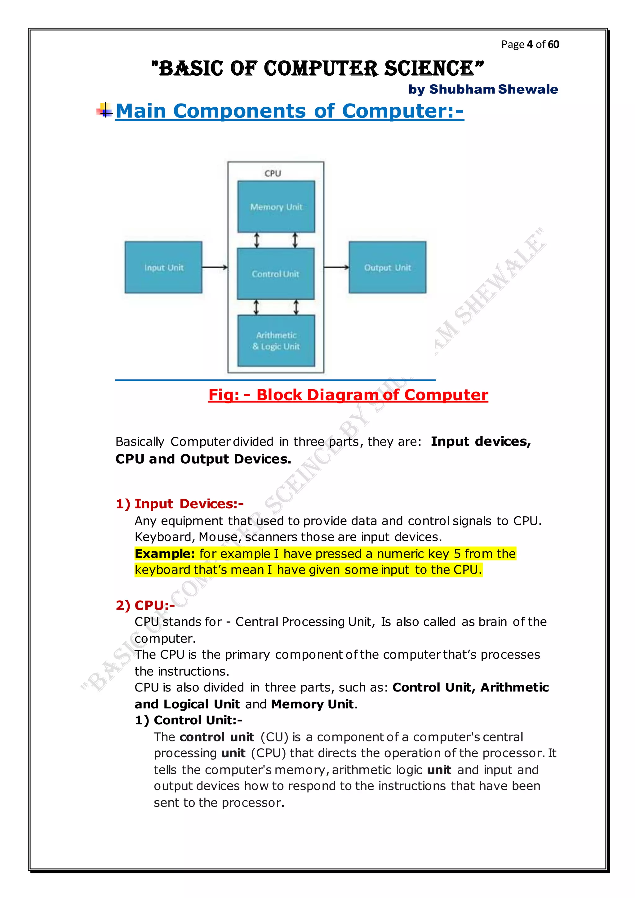 Basic of COMPUTER SCIENCE Presented by Shubham Shewale.pdf
