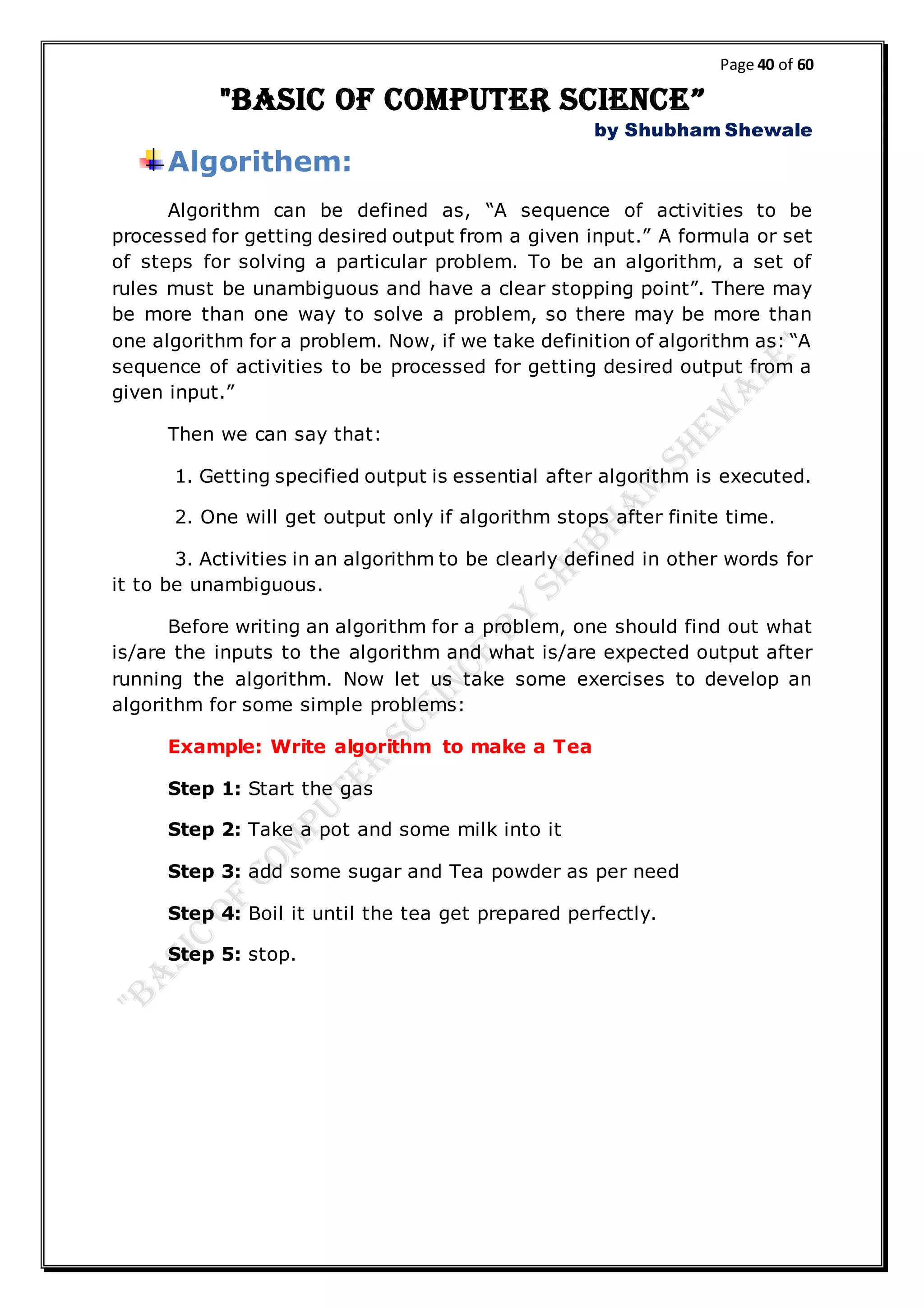 Basic of COMPUTER SCIENCE Presented by Shubham Shewale.pdf
