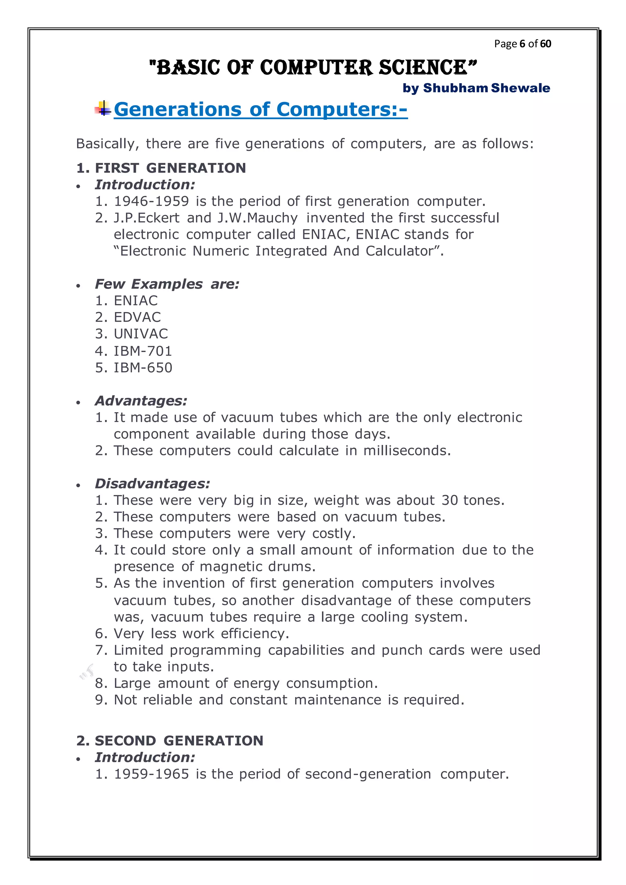 Basic of COMPUTER SCIENCE Presented by Shubham Shewale.pdf