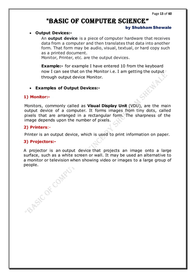 Basic of COMPUTER SCIENCE Presented by Shubham Shewale.pdf