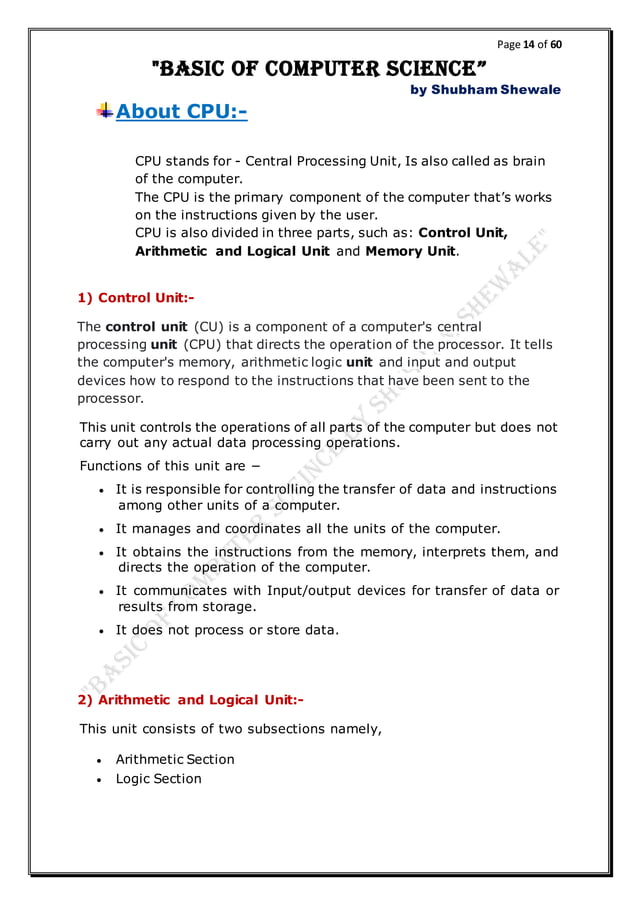 Basic of COMPUTER SCIENCE Presented by Shubham Shewale.pdf