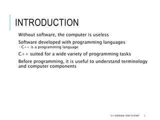Basic of c++ programming | PPT | Programming Languages | Computing