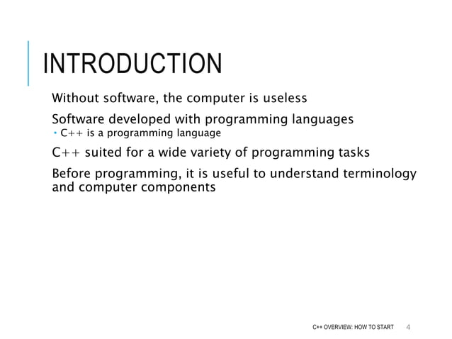 Basic of c++ programming | PPT