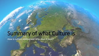 Basic of Cultural Anthropology/ social science | PPT