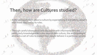 Basic of Cultural Anthropology/ social science | PPTX
