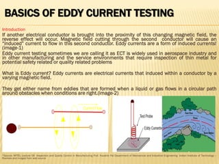 Basic of eddy current testing part 1by rohit sahu | PDF