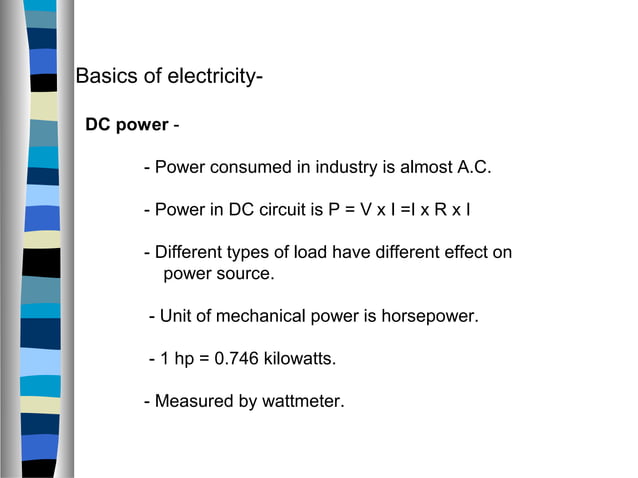 Basic of electrical | PPT