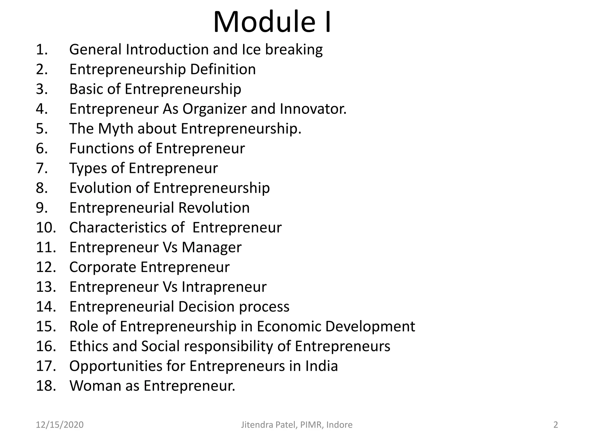 Basic of entrepreneurship | PPTX